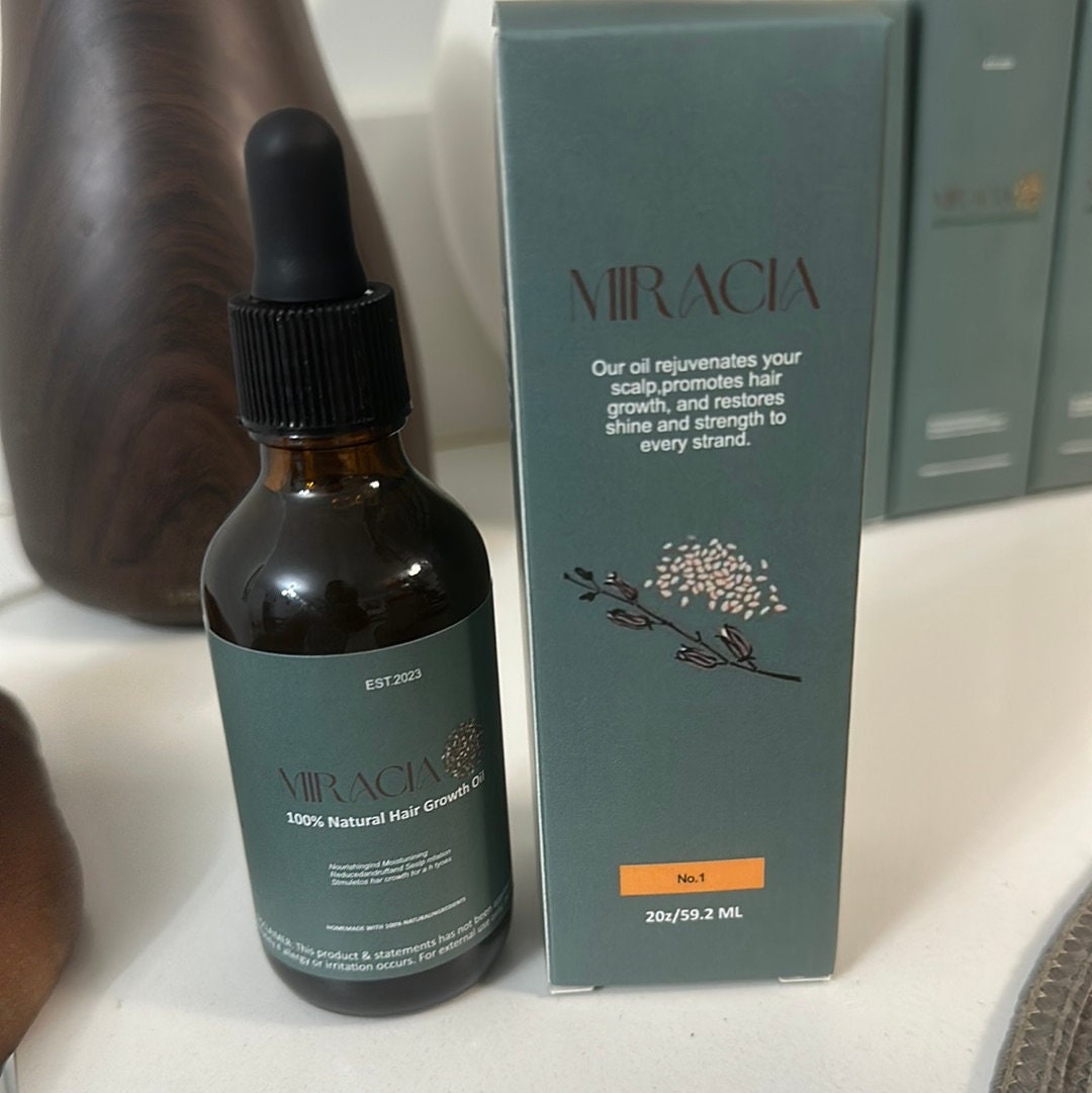 Miracia Natural Hair Growth Oil - Etsy