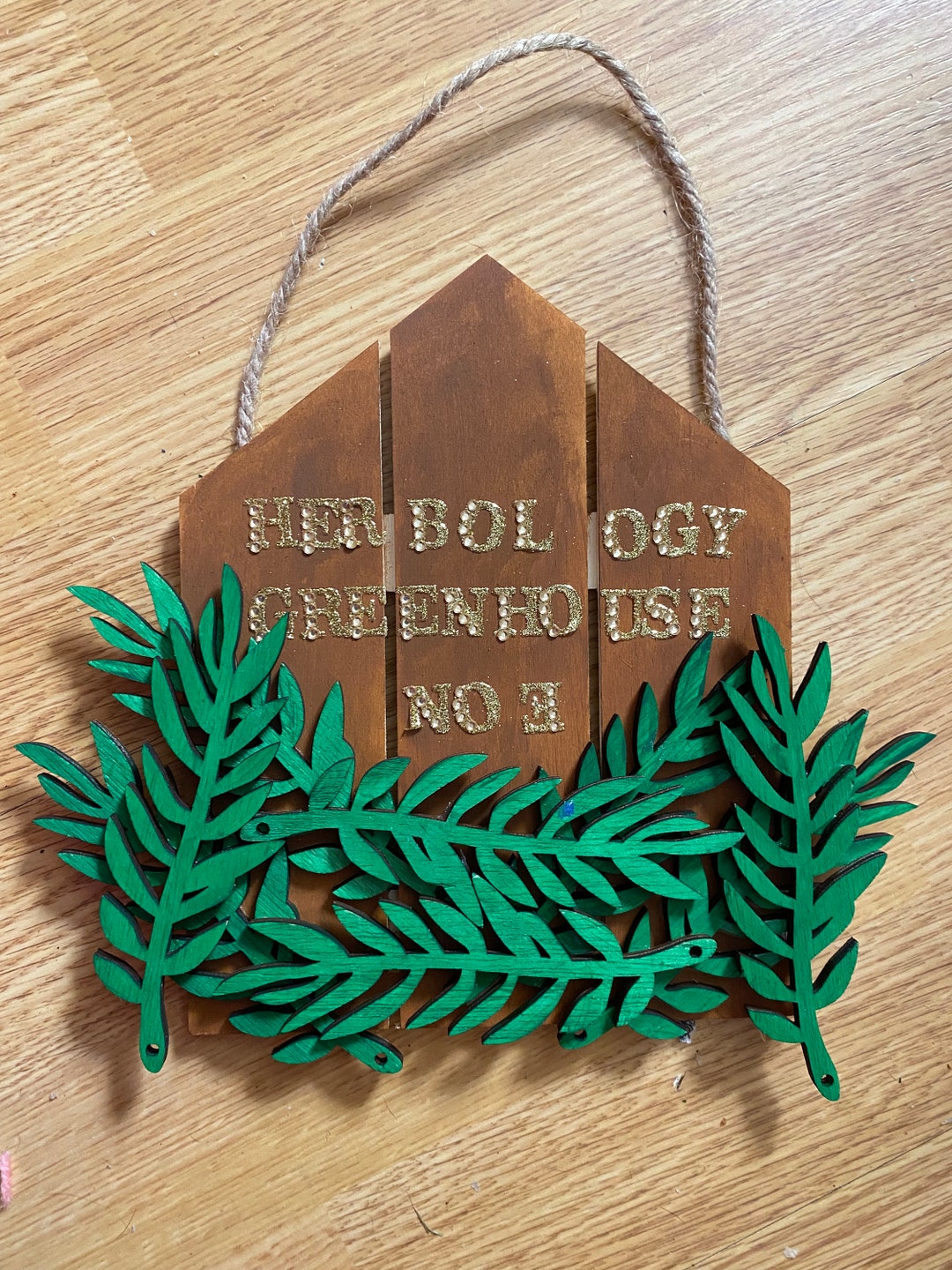 Herbology Hanging Sign - Etsy