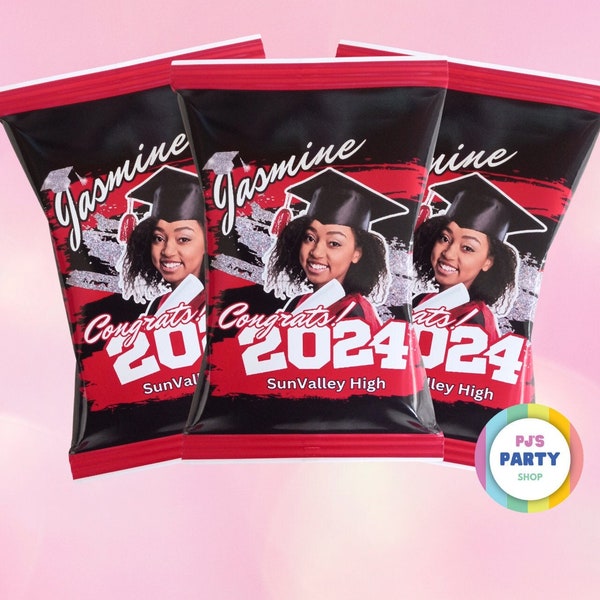 Graduation Chip Bags - Etsy