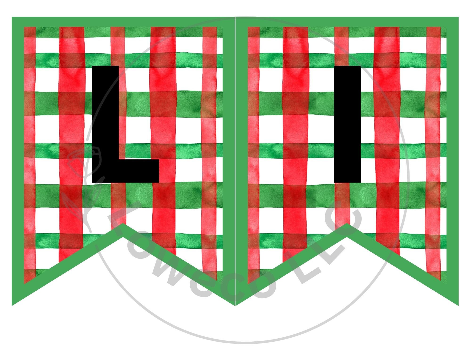 Relief Society Bulletin Board Christmas Red and Green Plaid - Etsy