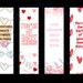 4 Valentine Bookmarks Printable - Etsy