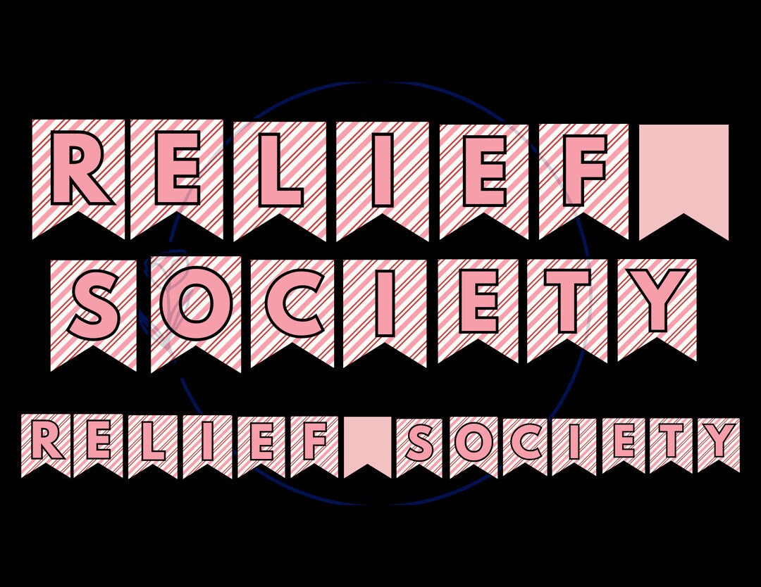 Relief Society Bulletin Board Banner - Etsy