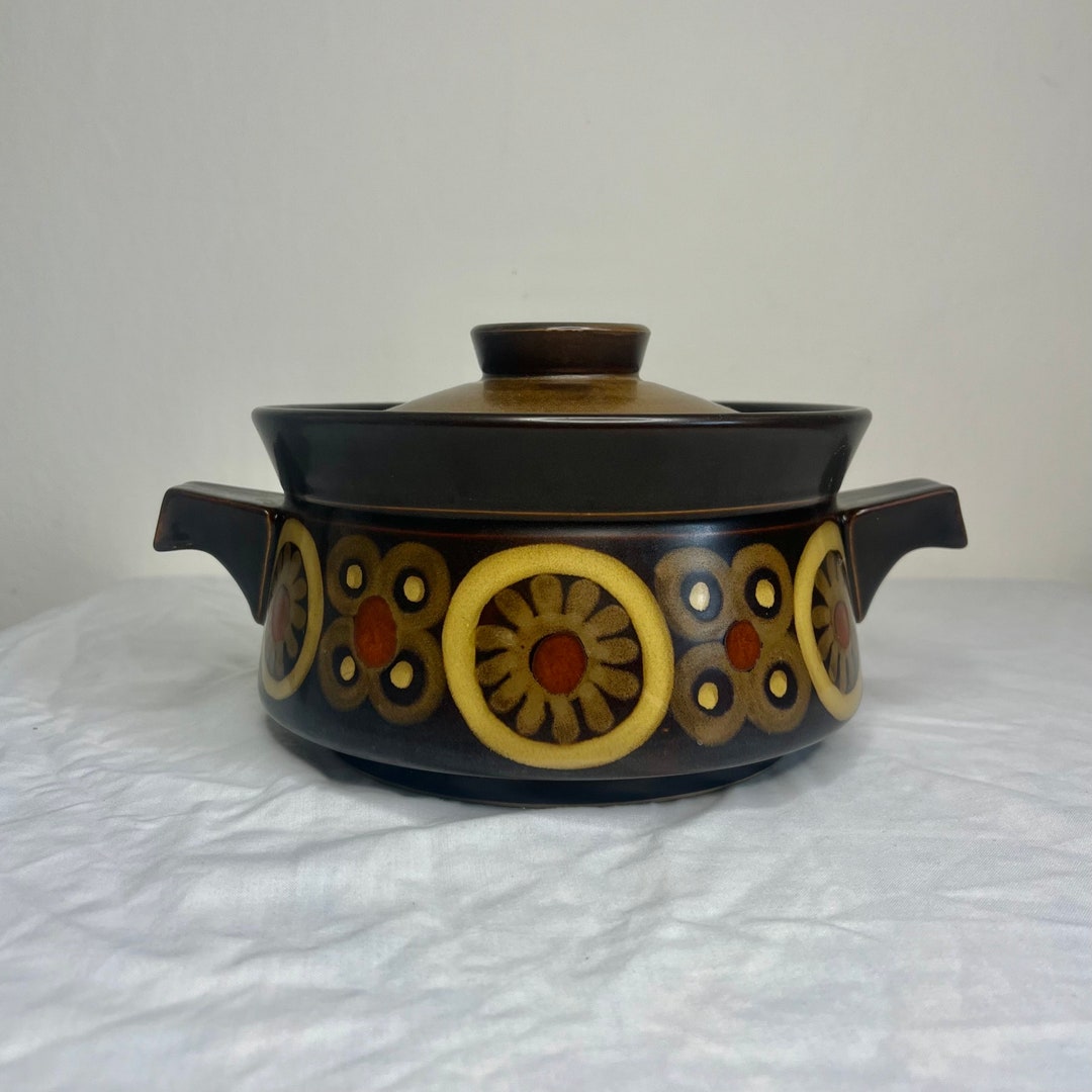 1960s Denby Arabesque Cooking Pot - Etsy