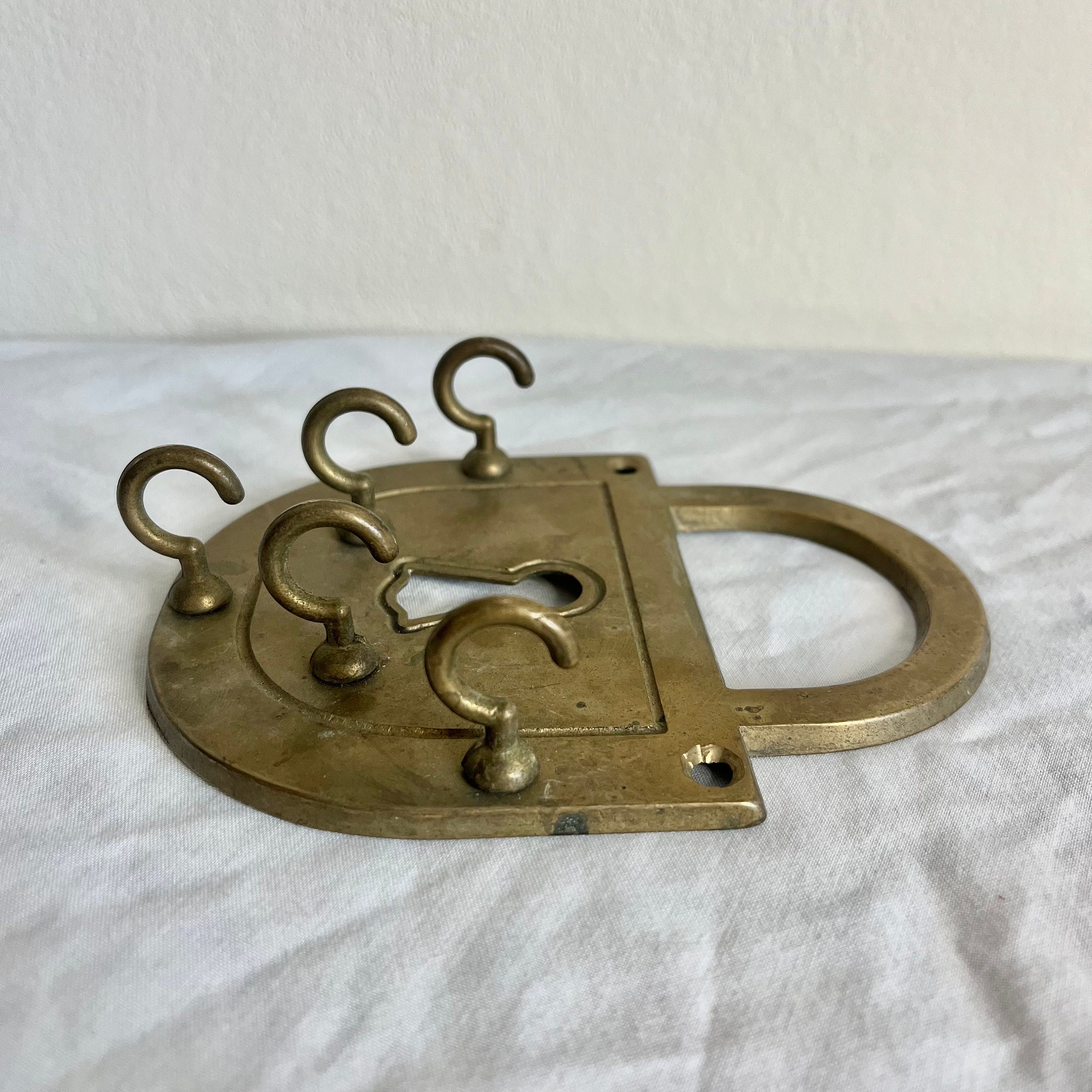 Vintage Padlock Keys Hooks - Etsy