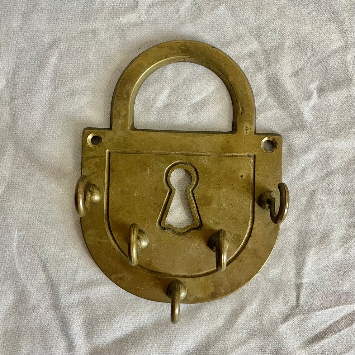 Vintage Padlock Keys Hooks - Etsy