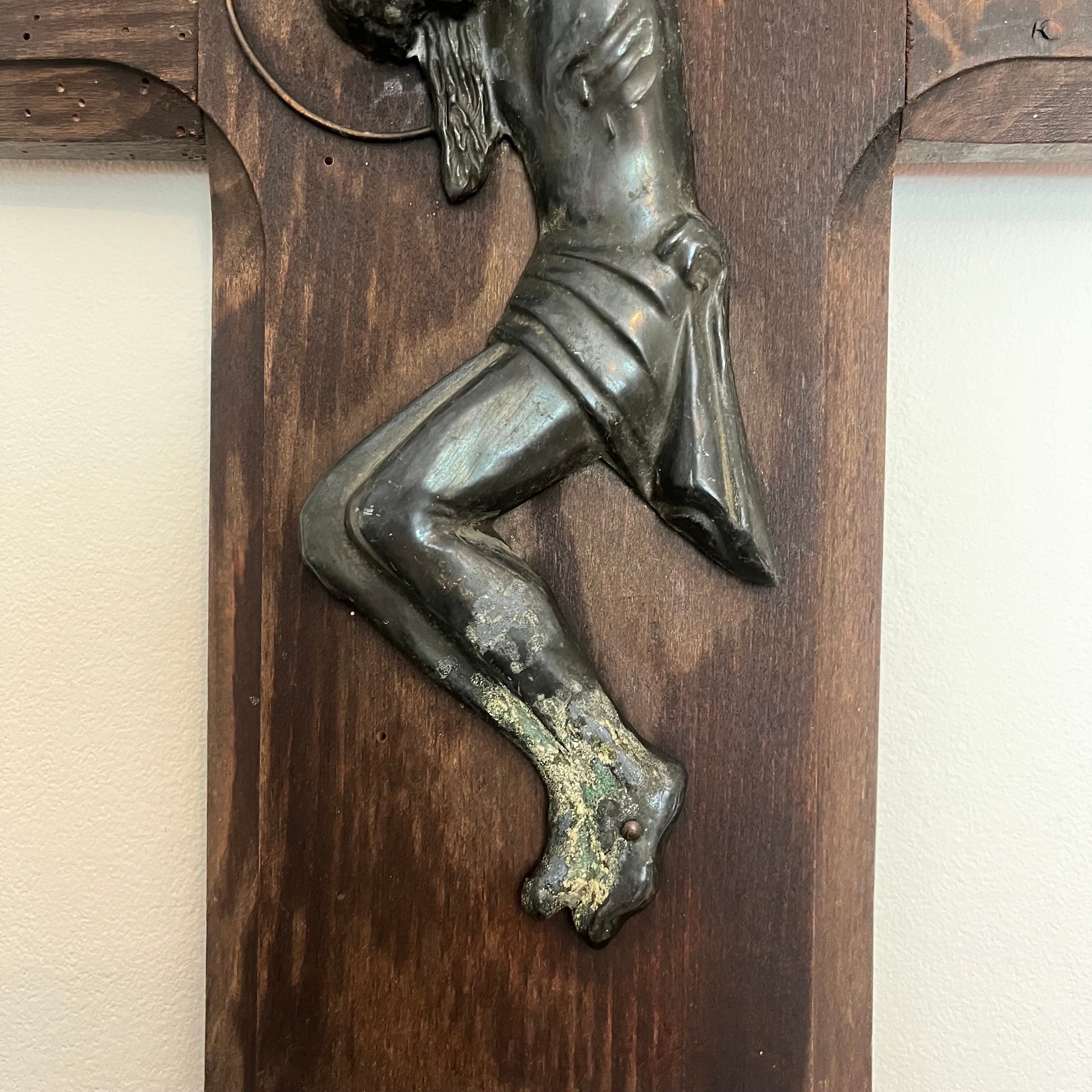Early 20th Century Wall Hanging Crucifix - Etsy
