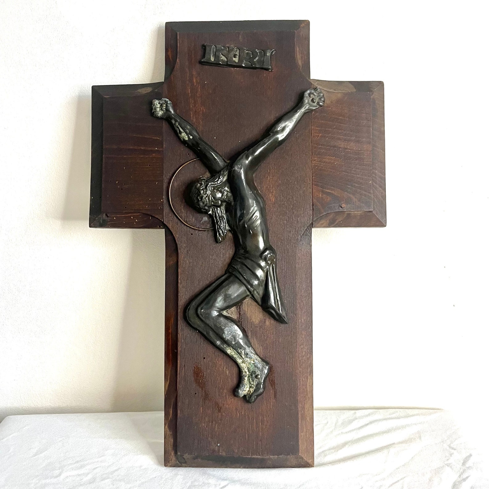Early 20th Century Wall Hanging Crucifix - Etsy