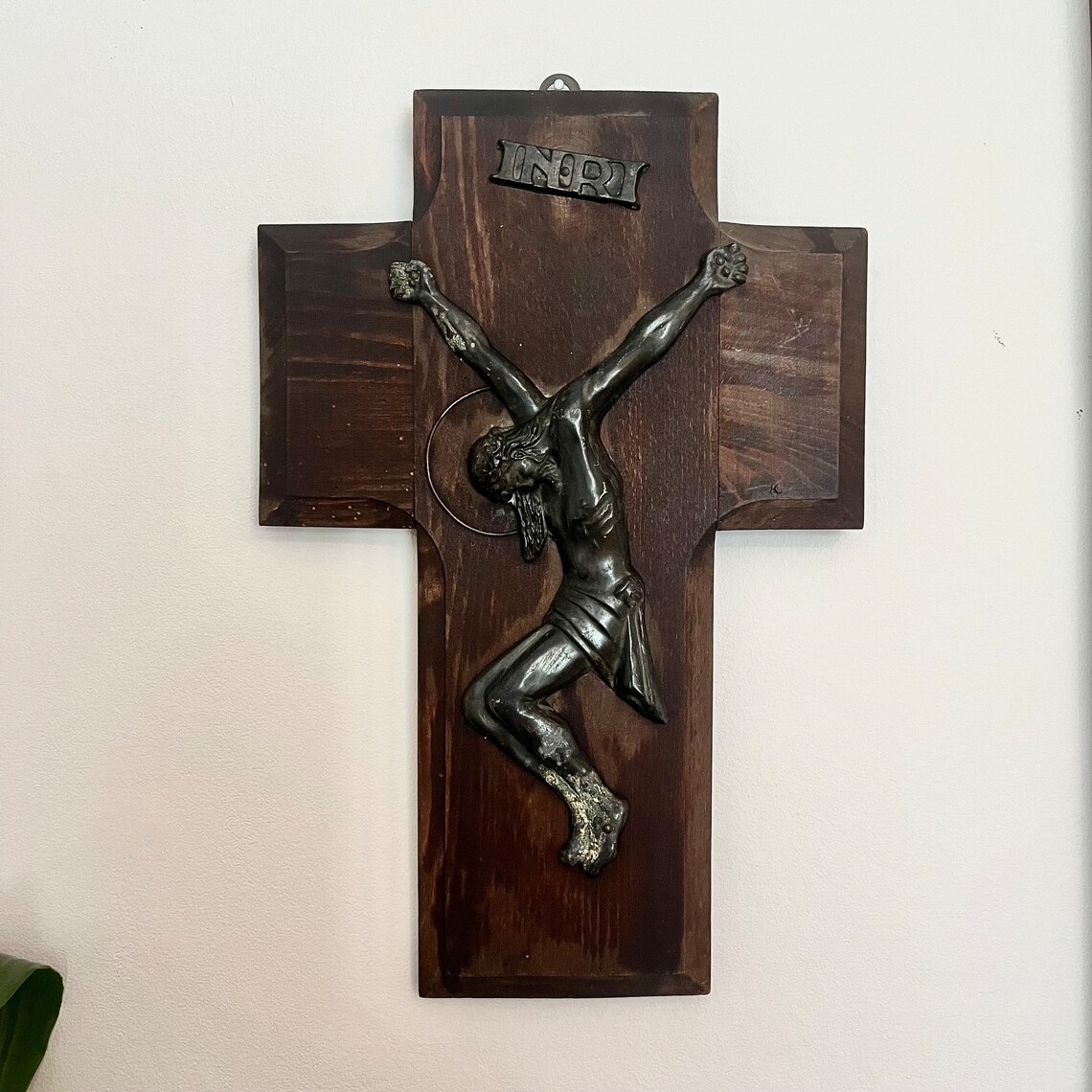 Early 20th Century Wall Hanging Crucifix - Etsy