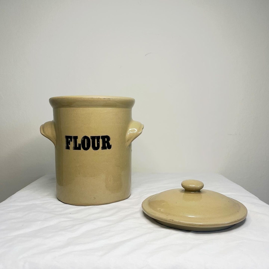Vintage Pearsons of Chesterfield Stoneware Flour Storage Jar - Etsy