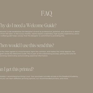 Interior Design Client Welcome Magazine Guide for Interior Designers ...