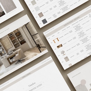 Interior Design Spec Book FFE Schedules for Interior Designers Canva ...