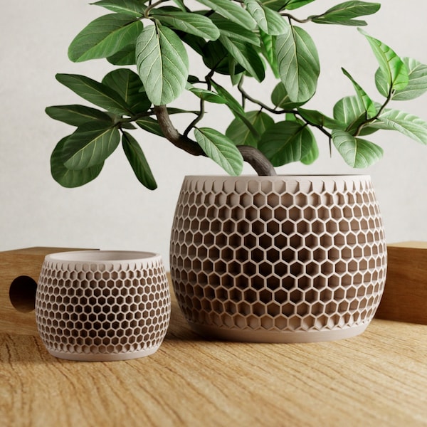 3d Printed Pots - Etsy