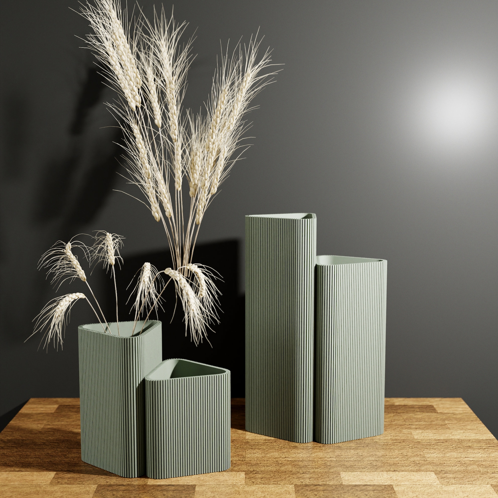 Unique Textured Vase "triangle" Modern & Minimalist 3D Printed Vase for ...