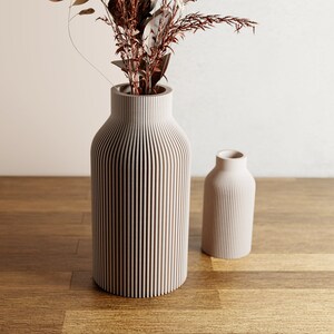 LARGE off White Vase "bottle" - Sleek Design - Original and Striking ...