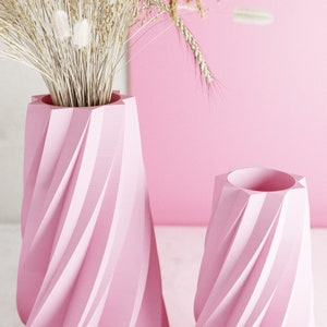Blush Pink Vase "timber" - Recycled Wood- Original and Exceptional ...