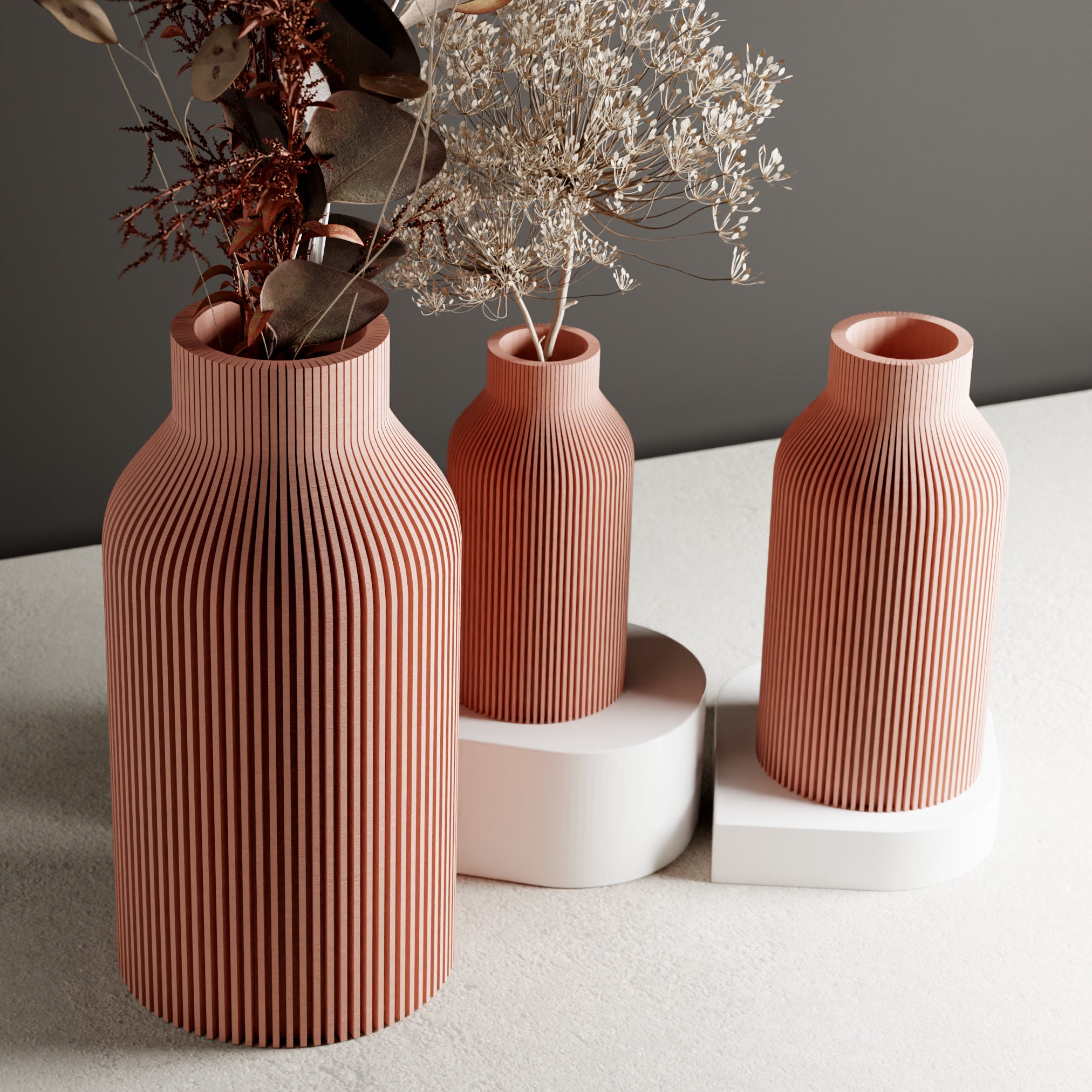 Flower Vase Modern Home Decor Custom Vase for Gift for Friend - Etsy