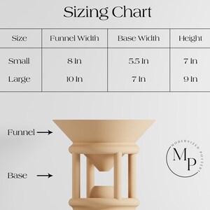 The FUNNEL Planter With Stand and Water Catch for Indoor House Plants ...