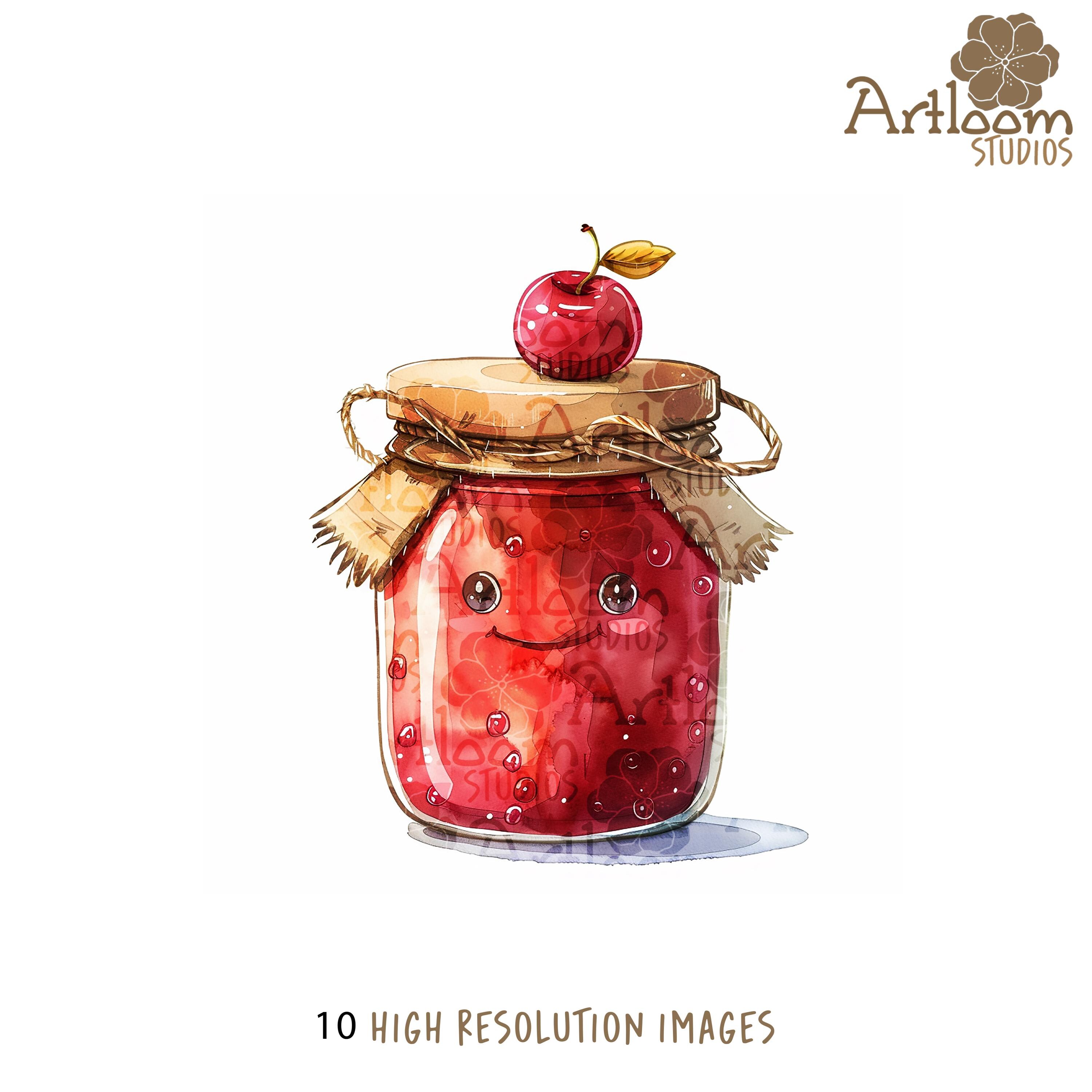 10 Cartoon Jam Jar Clip Art Printable Jam Jar Images High-quality ...