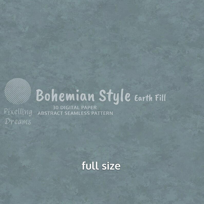Boho Style Earth Fill Digital Paper, Abstract Nature Seamless Patterns ...
