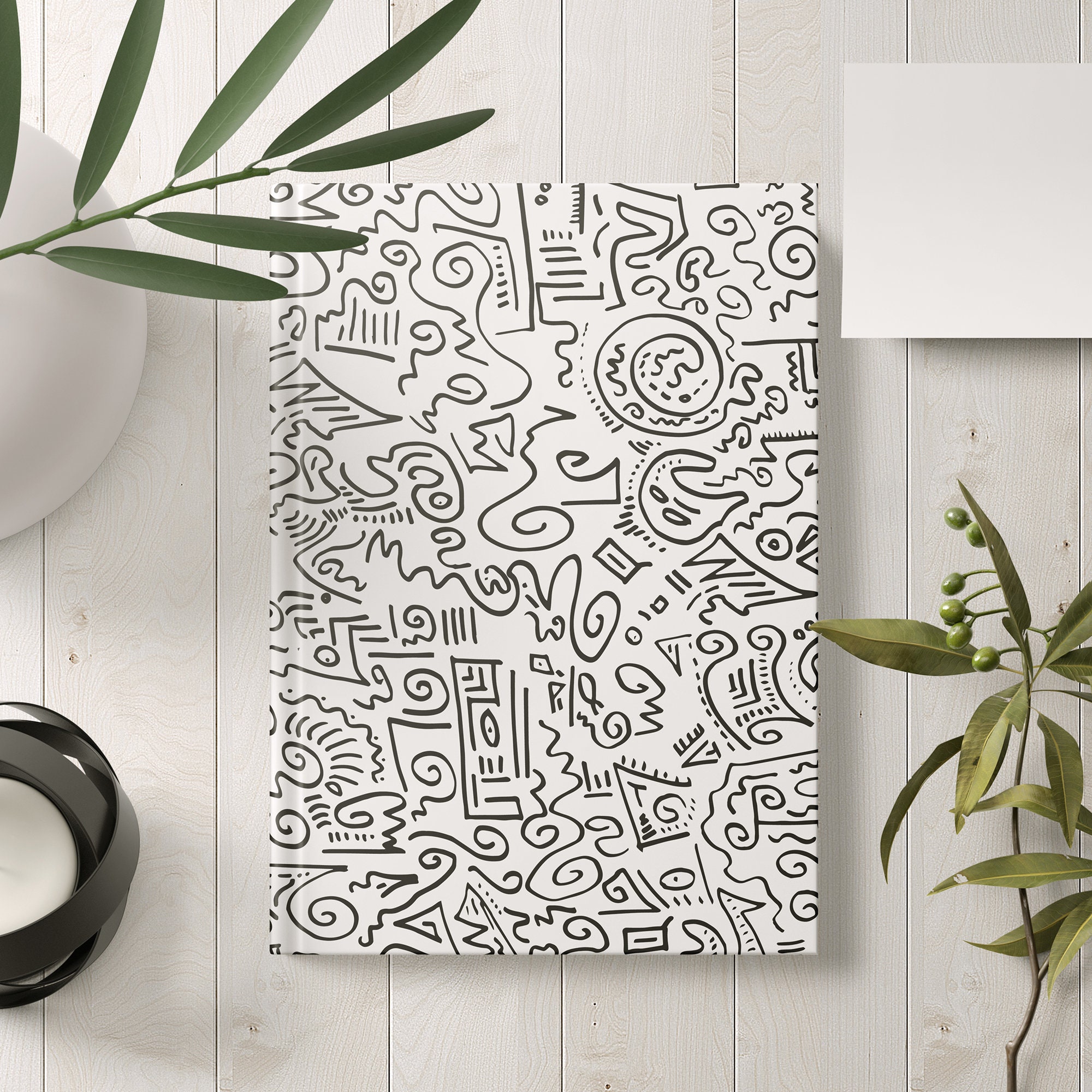 Doodle Seamless SVG Bundle, Seamless Abstract Hand-drawn Patterns ...