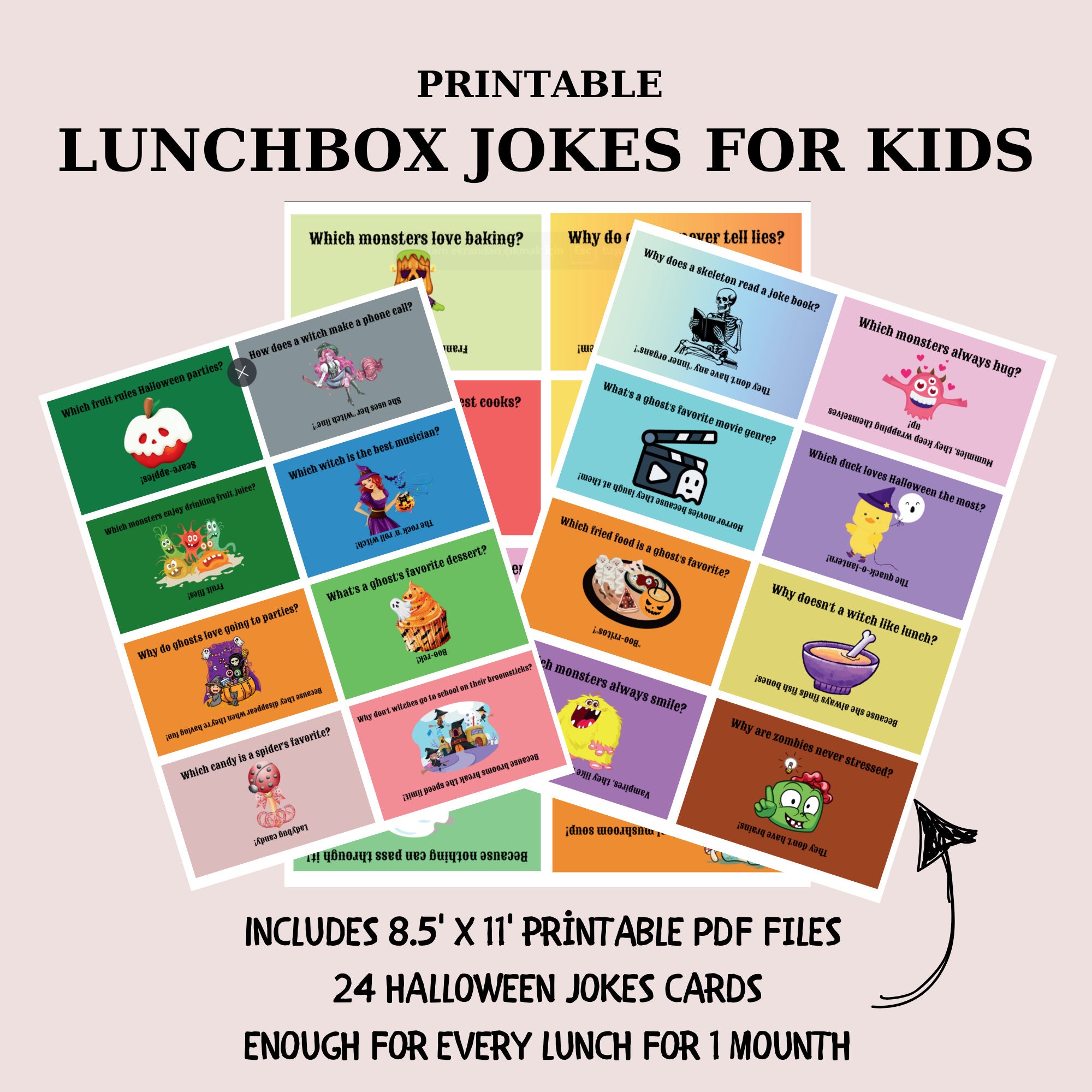Digital Lunchbox Jokes Card for Kids School Jokes Printable Product - Etsy