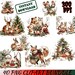 Woodland Creatures Christmas Clipart 40 Forest Animals, Deer, Foxes ...