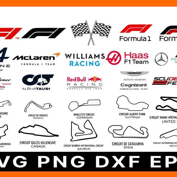 F1 Svg - Etsy UK