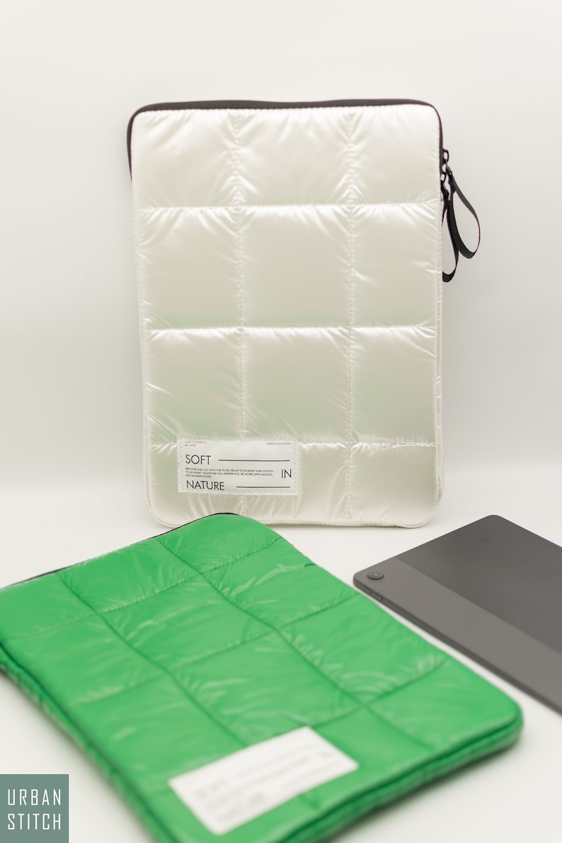 Puffer MacBook Sleeve, Laptop Sleeve, 14 Inch Case, iPad Sleeve, Padded ...