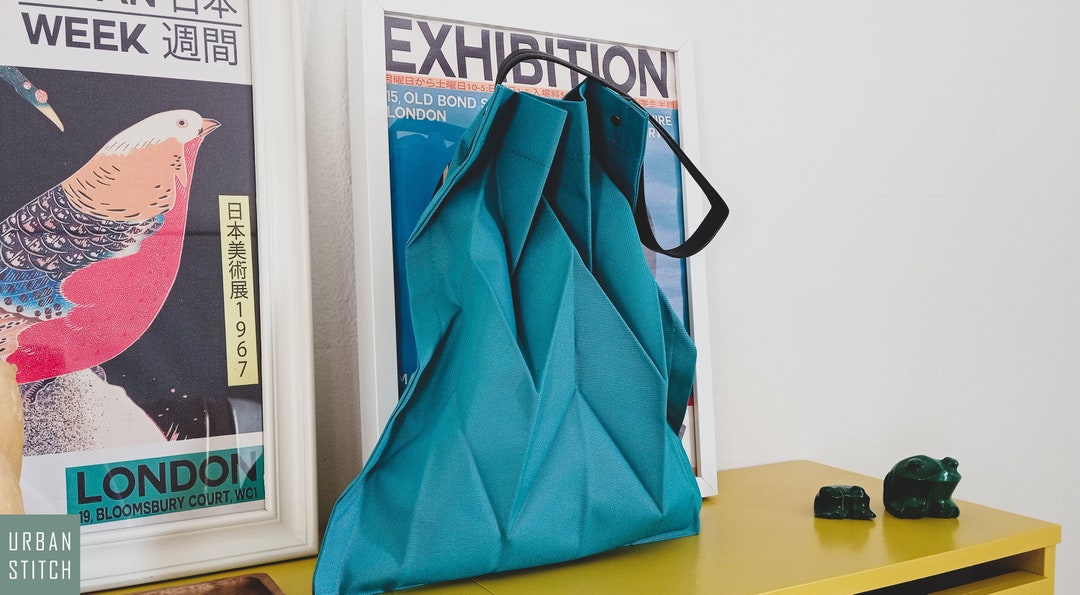 Origami Tote Bag - Shopper Bag, Minimalist Bag, Shoulder Bag, Mother's ...