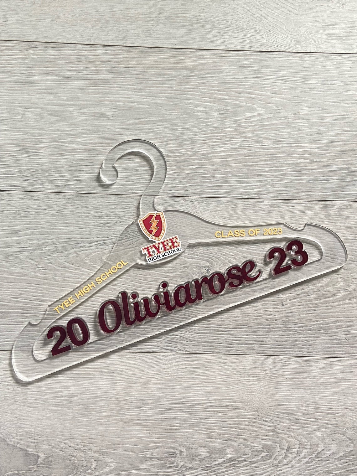 Acrylic Graduation Gown Hanger Graduation Hanger Custom Graduation ...