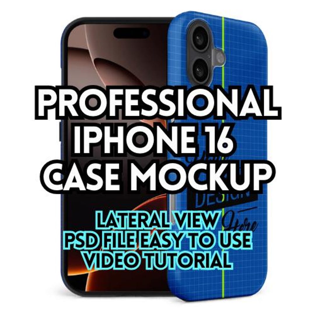 Professional Mockup iPhone 16 Cases for Your Print on Demand Business ...