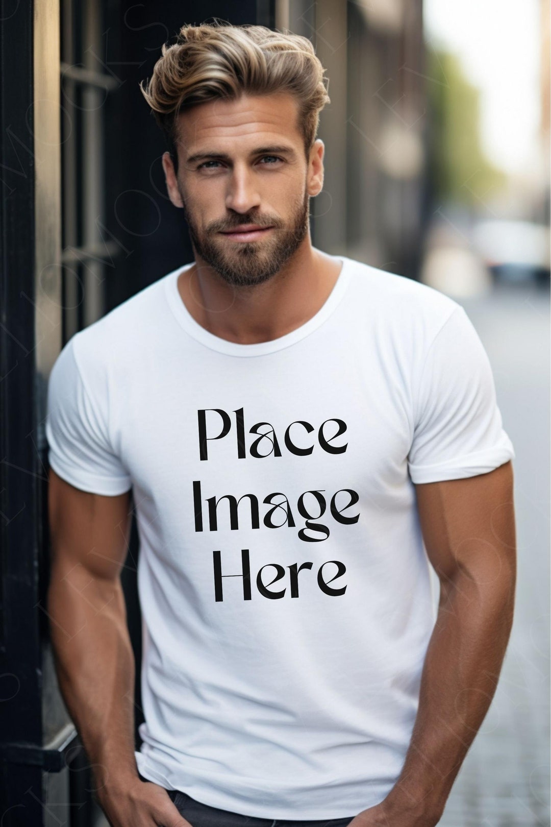 Male Mockup Mens Tshirtmockup Male Mockup 3001, White Tshirt Mockup ...