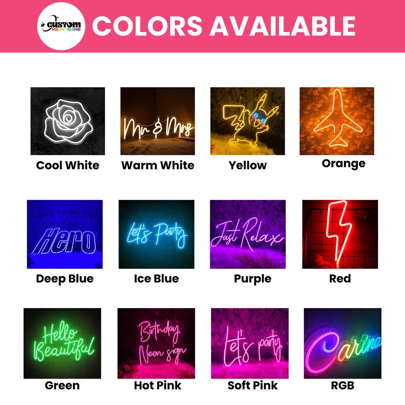 Custom Name Neon Sign Aesthetic Neon Sign Bedroom Neon Lights Anime ...