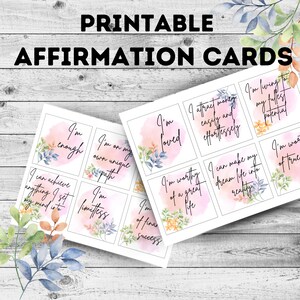Affirmation Station Cards, Positive Quote Flash Cards, Affirmations ...