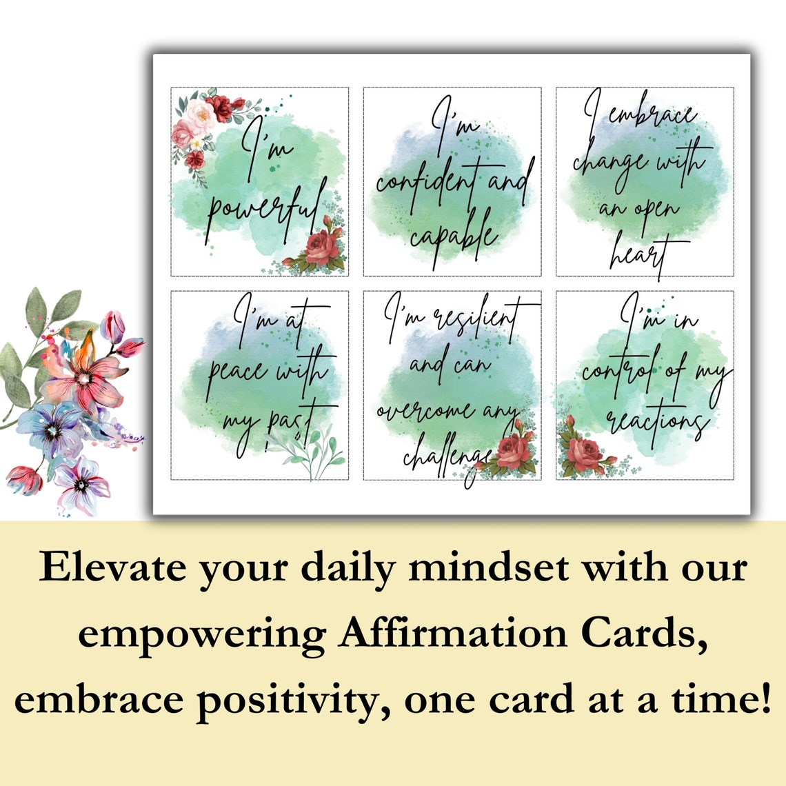 Printable Affirmation Cards, Printable Daily Affirmations, Positive ...