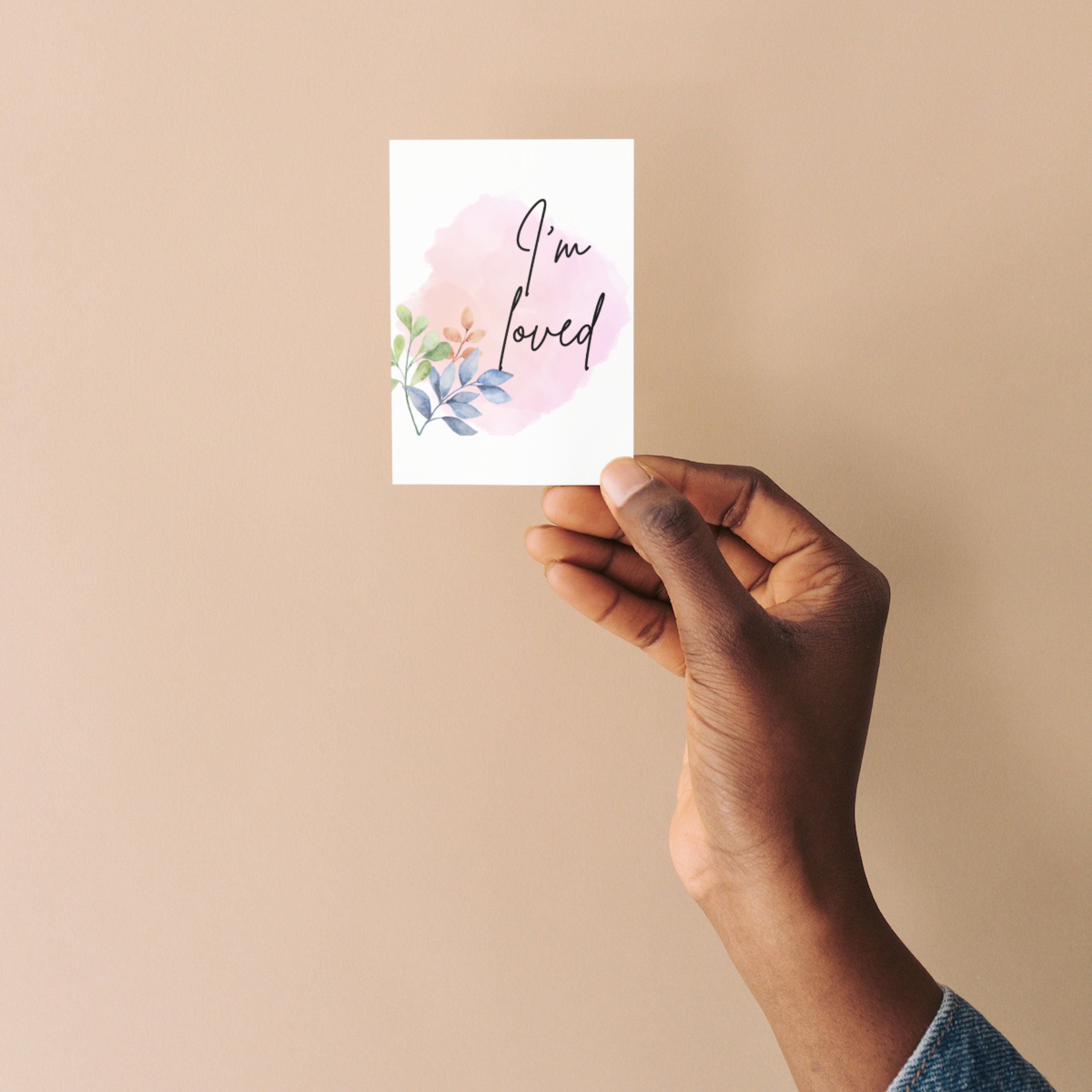 Affirmation Station Cards Positive Quote Flash Cards - Etsy