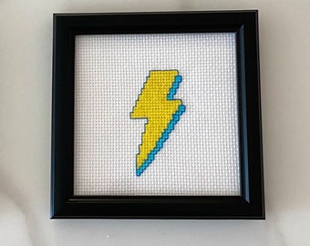 Crochet Lightning Bolt Brooch Pattern - Etsy