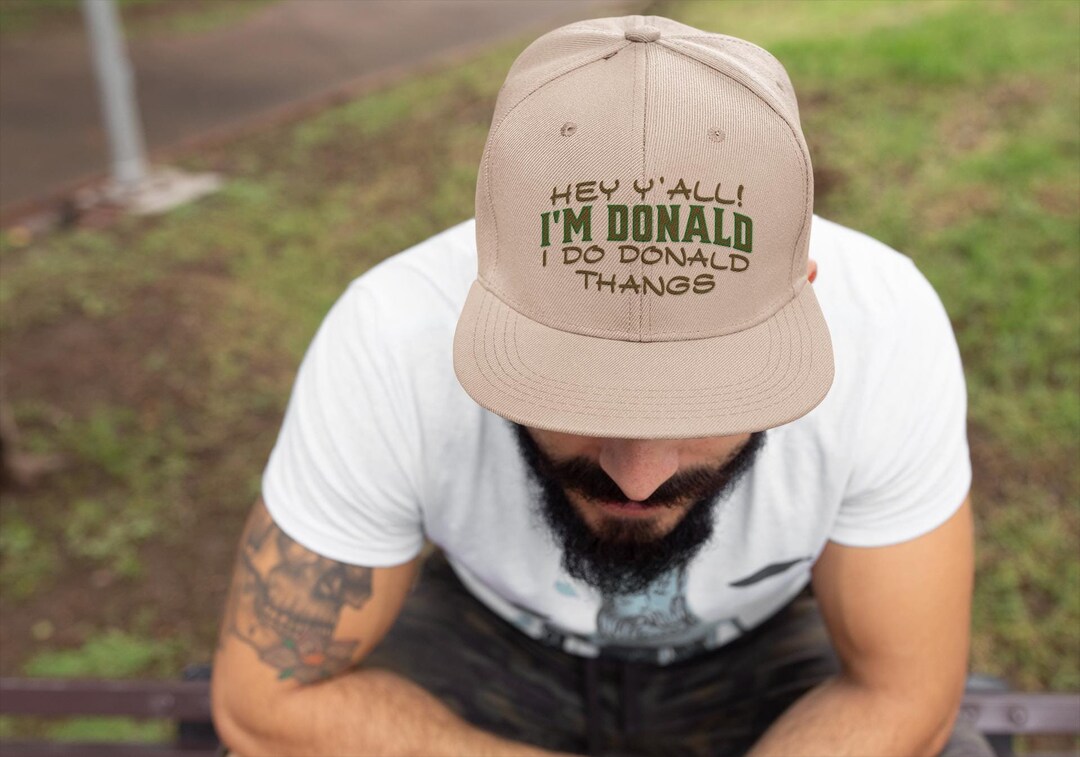 Classic Cowboy Redneck Cap, Custom Hat for Your Favorite Handyman ...