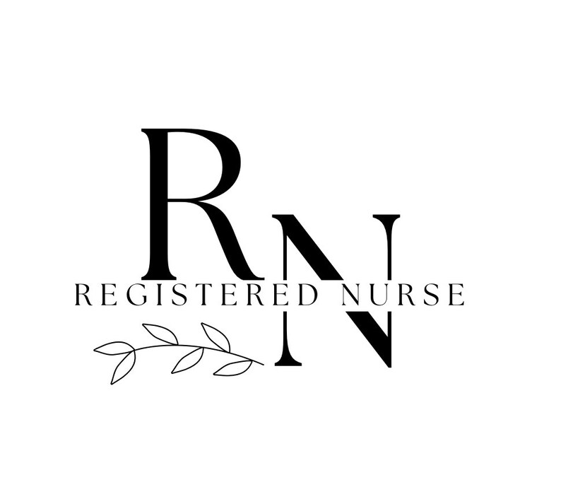 RN Floral SVG Digital Download - Etsy