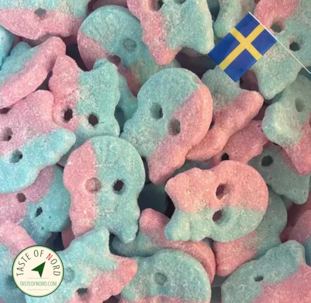 BUBS Dizzy Skull - Vegan Retro Sweets Party Pick N Mix Candy Swedish ...