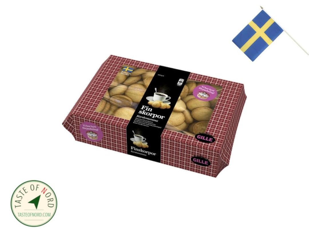 GILLE Finskorpor Kardemumma 600g - Swedish Cardamom Crisp Rolls - Etsy