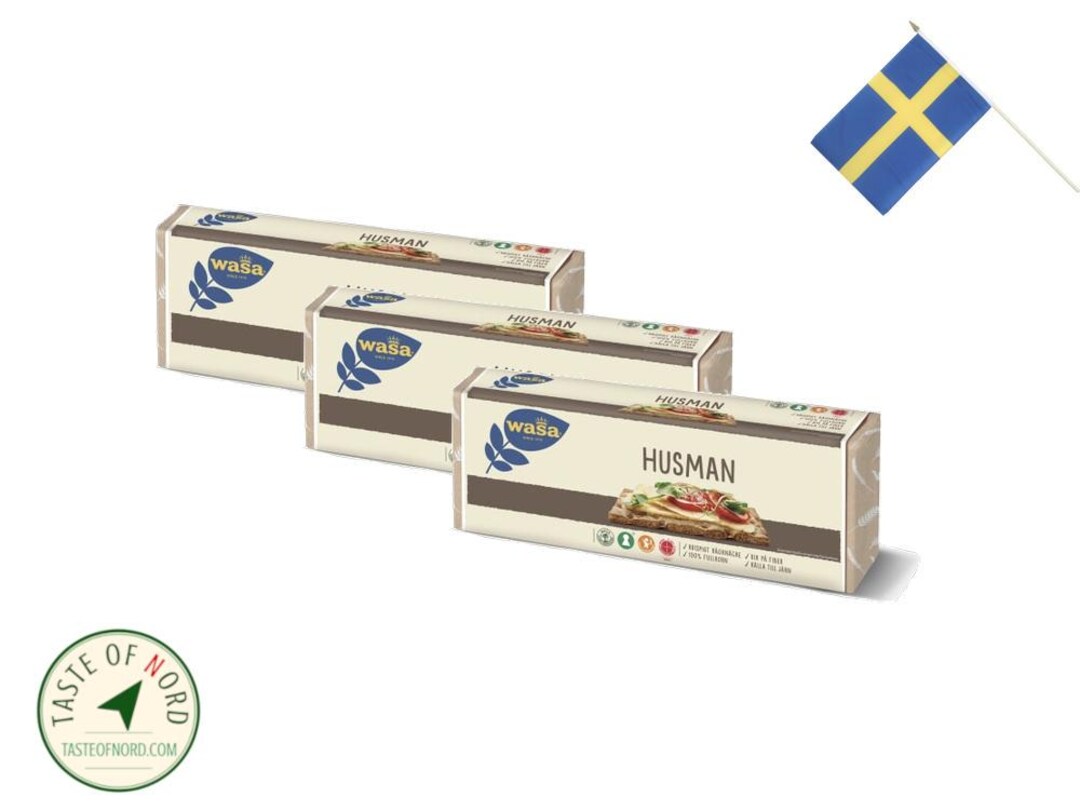 WASA Husman Knäckebröd - 3x520g Scandinavian Rye Crispbread - Etsy