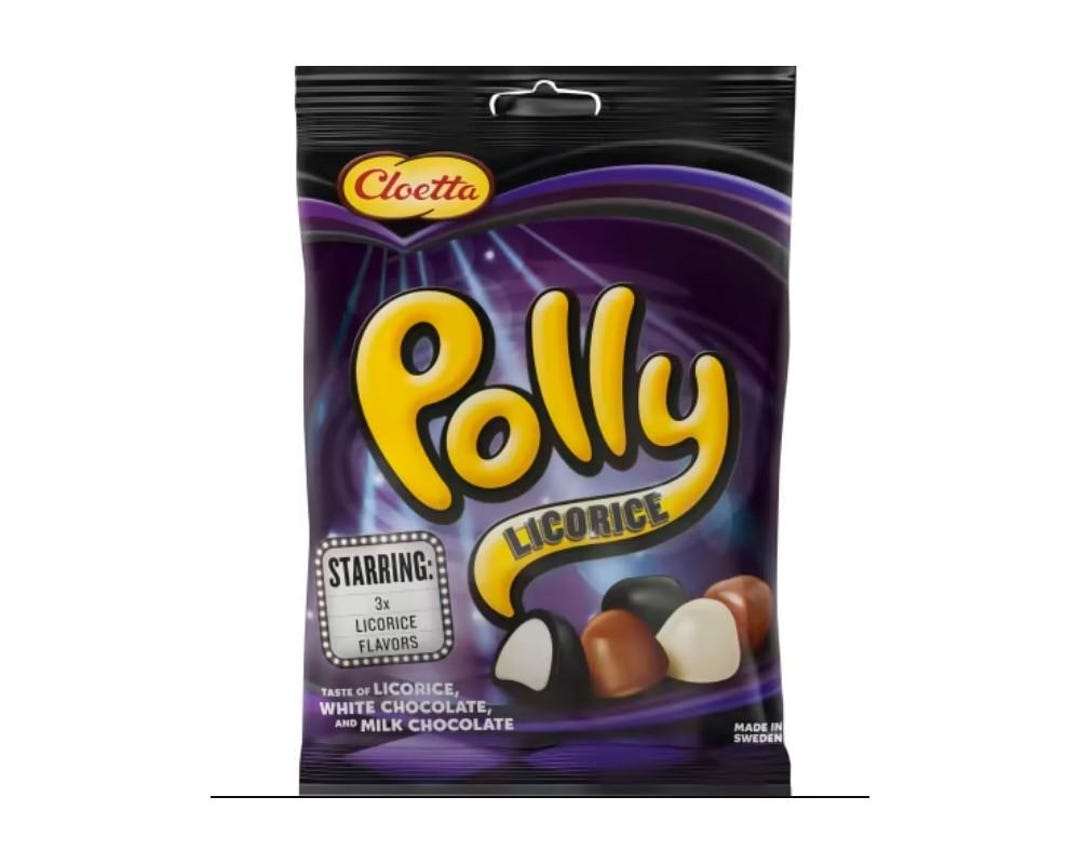 Cloetta Polly Candy 150g Licorice, Swedish Candy Swedish Milk Chocolate ...