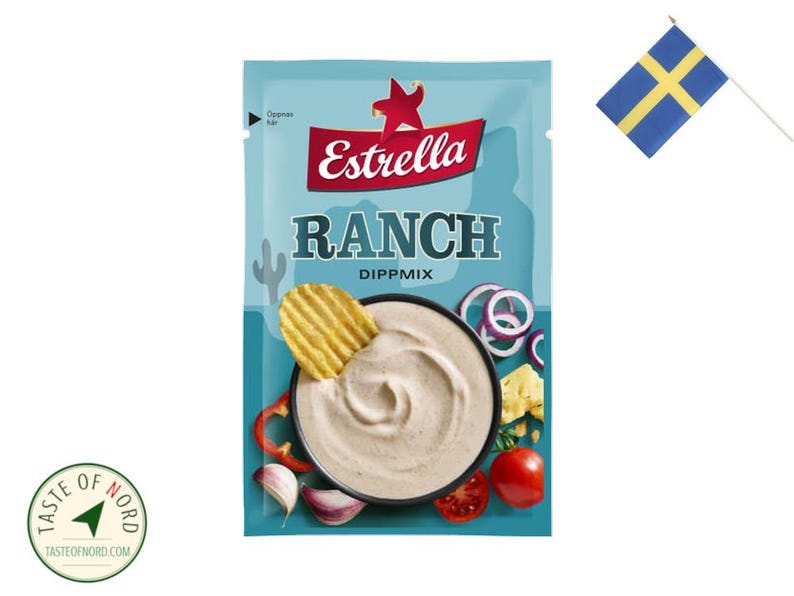 Estrella Dippmix Ranch 24g X5 - Delicious Swedish Dip Mix for Veggie ...