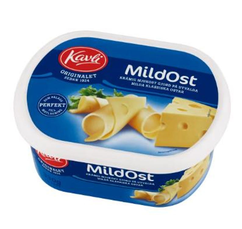 Kavli Mildost 330g, Cream Cheese Spread, Scandinavia, Kavli, Mild ...