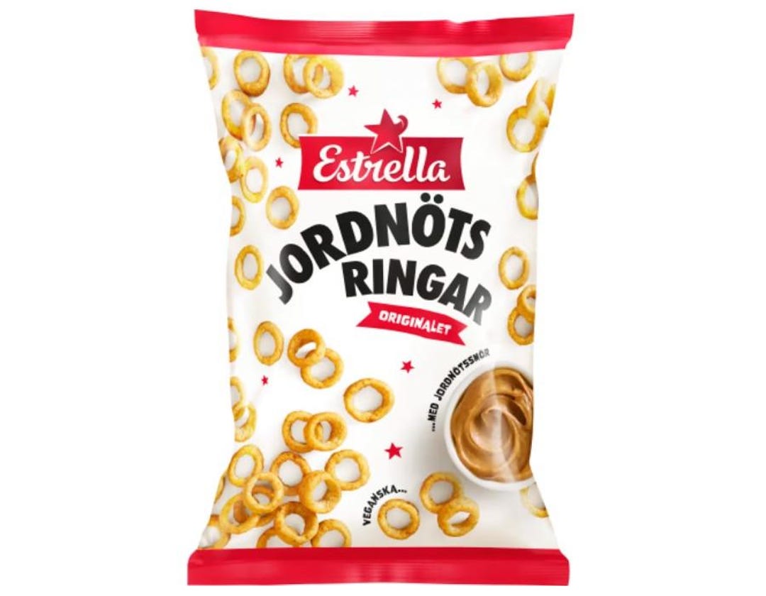 Estrella Jordnötsringar 250g ,peanut Rings, Swedish Snacks, Swedish ...