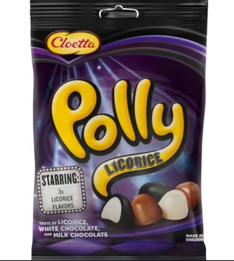 Cloetta Polly Candy 150g Licorice, Swedish Candy Swedish Milk Chocolate ...