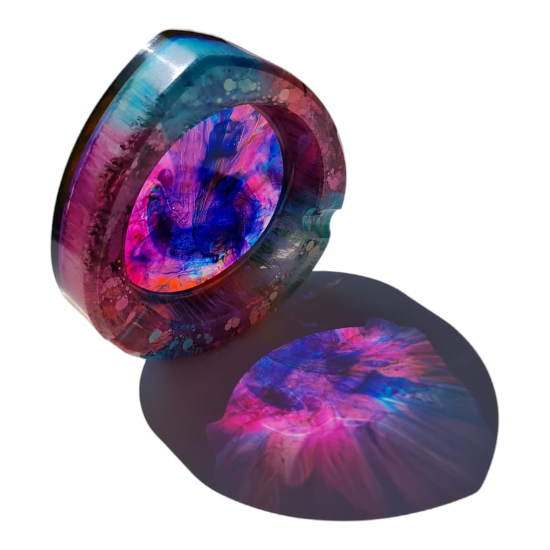 Rainbow Illusion Droplet Design Epoxy Ashtray Dive Into a - Etsy