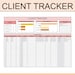 Client Tracker | CRM Customer | Client Sheet | Google Spreadsheets ...