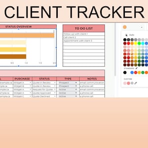 Client Tracker | CRM Customer | Client Sheet | Google Spreadsheets ...
